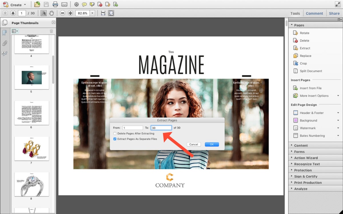 How to save a multipage PDF into separate pdf files | Filecamp