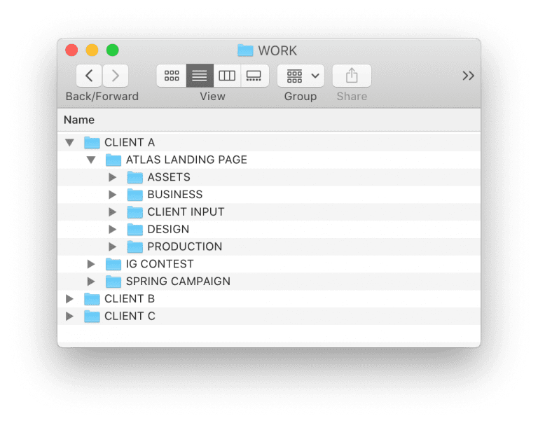 File management for graphic designers and marketers