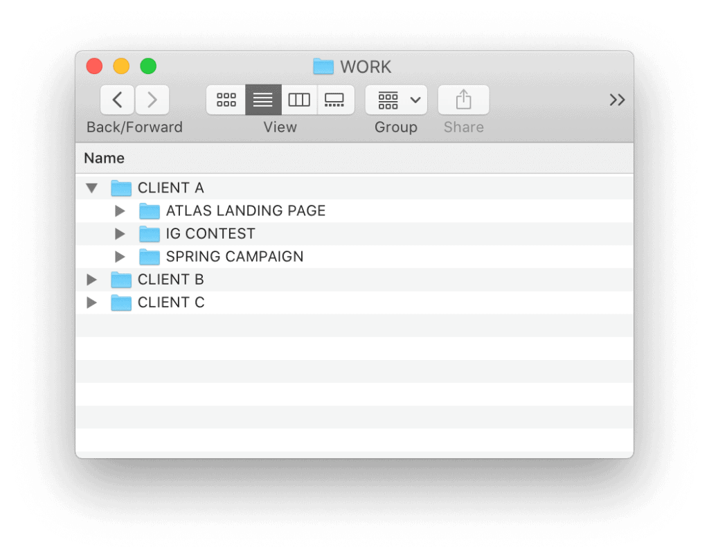 File management for graphic designers and marketers